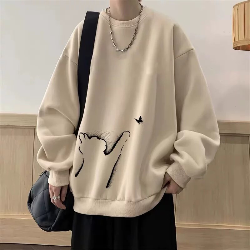 2025秋冬メンズ服 シンプル おしゃれ パーカー 韓国風 トップス ゆったり トレーナー 4色展開[M~5XL] | 卸売・ 問屋・仕入れの専門サイト【NETSEA】