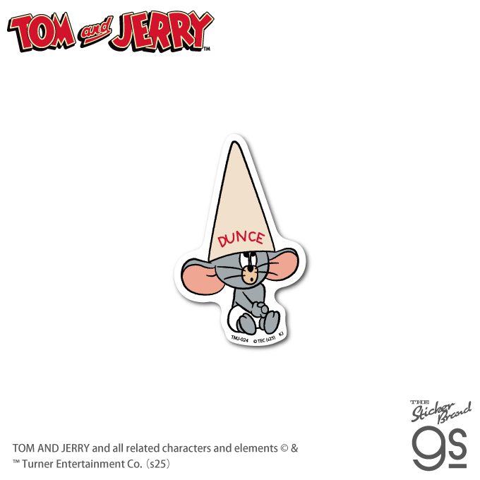 トムとジェリー ダイカットミニステッカー DUNCE 映画 TOM and JERRY スマホ キャラクター グッズ TMJ024 | 卸売 ...