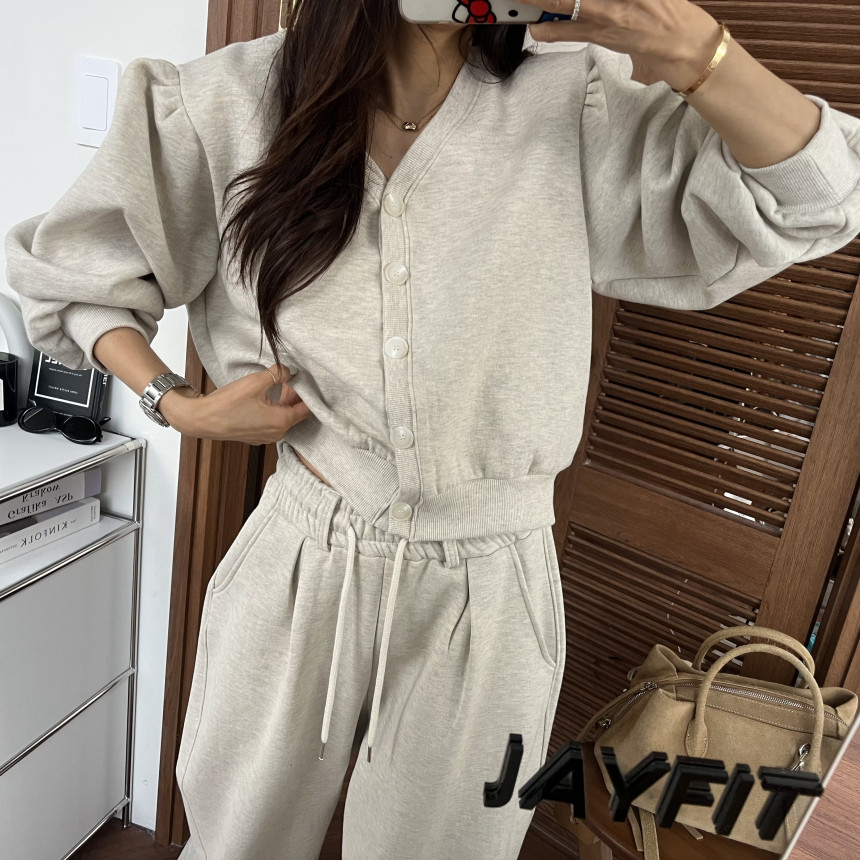 2026年INS 春新作 気質 おしゃれ V ネック ボタン付き ジャケット +ドロストパンツ | 卸売・ 問屋・仕入れの専門サイト【NETSEA】