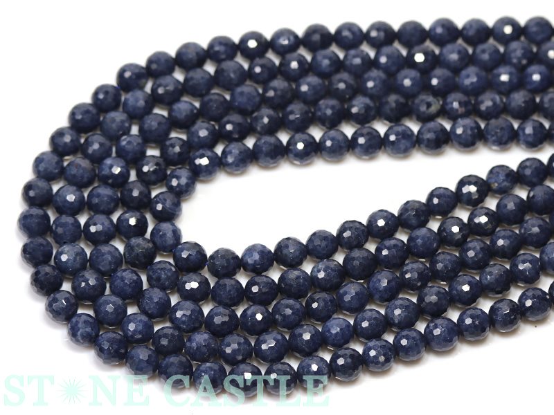 【カットビーズ】ブルーサファイア (4A) 128面カット 8mm | 卸売・ 問屋・仕入れの専門サイト【NETSEA】