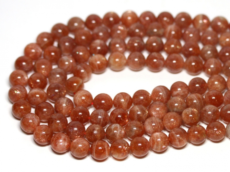 【丸ビーズ】サンストーン (3A) 10mm | 卸売・ 問屋・仕入れの専門サイト【NETSEA】