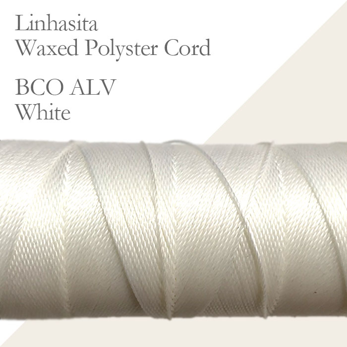 ワックスコード LINHASITA社製 ホワイト/太さ0.75mm 長さ約210m/ ロウ引き紐 #BCOALV | 卸売・ 問屋・仕入れの ...