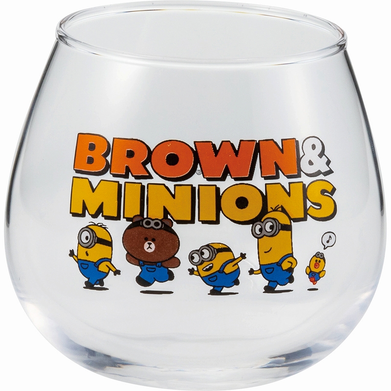 ☆SAN3695-2 ミニオンズ ゆらゆらグラス BROWN&MINIONS RUN 雑貨のFULTAC（フルタック） 問屋・仕入れ・卸・卸売の専門【仕入れならNETSEA】