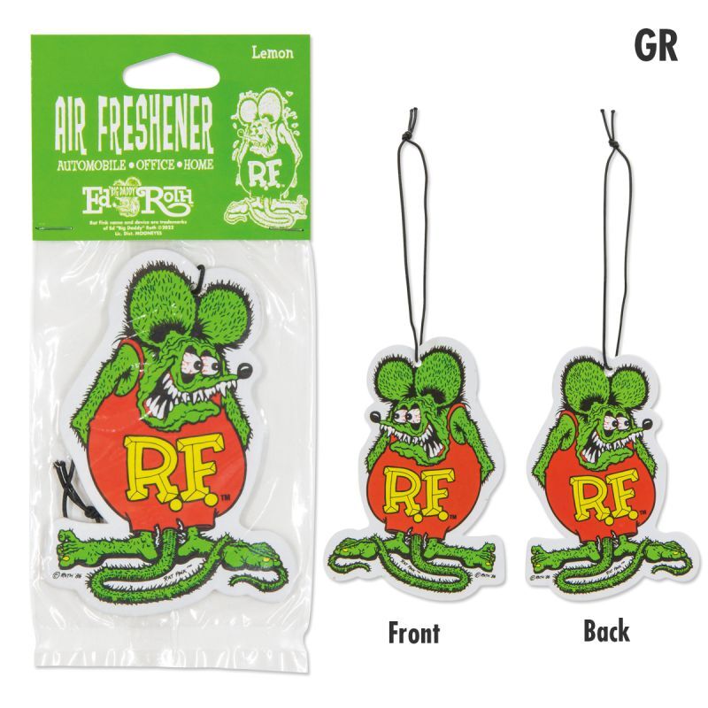 ラットフィンク エアフレッシュナー GR／BW RatFink ダイカット L．Cエンタープライズ | 卸売・ 問屋・仕入れの専門サイト【NETSEA】