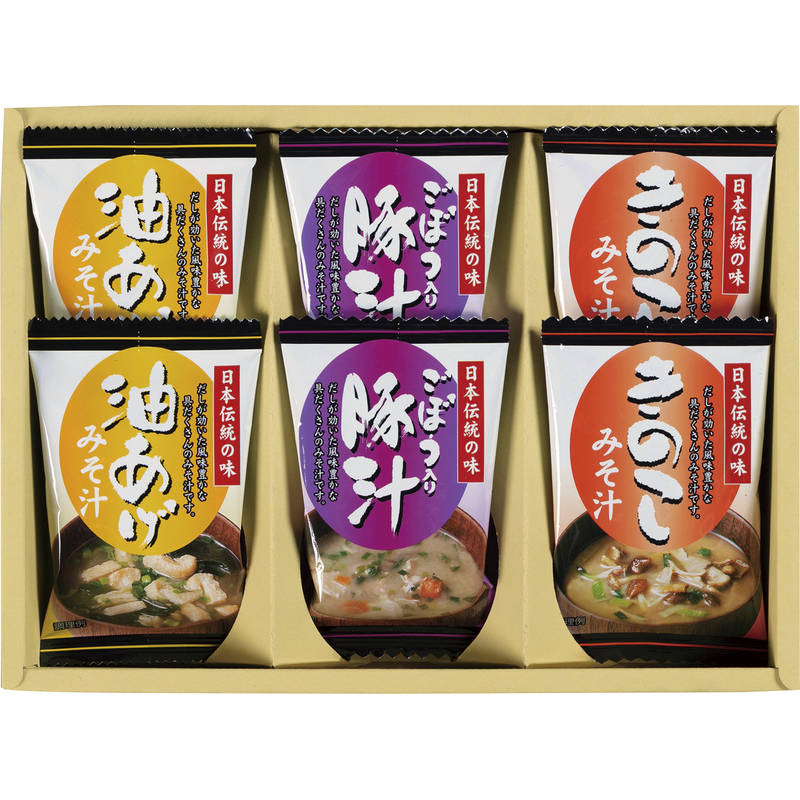 フリーズドライ お味噌汁3種の味詰合せ KF-AE 株式会社 白菊 問屋・仕入れ・卸・卸売の専門【仕入れならNETSEA】