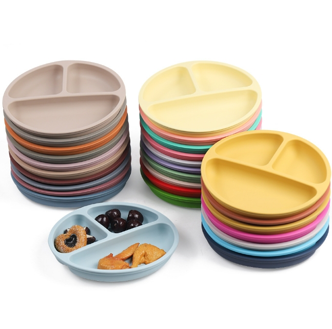 子供食器 皿 プレート ひっくり返らない ベビー食器 baby 落下防止ボウル 食品級シリコン 28色 | 卸売・ 問屋・仕入れの専門サイト【NETSEA】