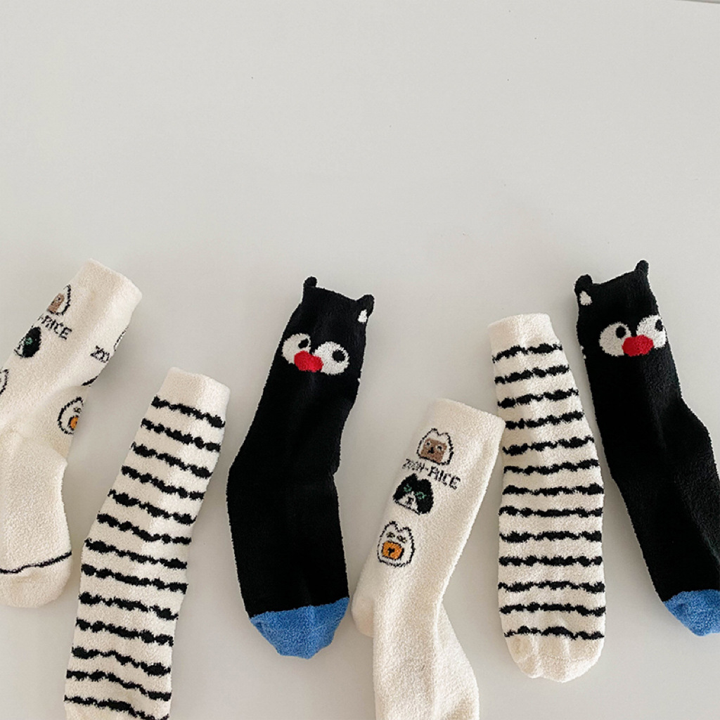 2024新作 秋冬 韓国風子供服 キッズ靴下 ソックス 子供靴下 3足/組 LENA | 卸売・ 問屋・仕入れの専門サイト【NETSEA】