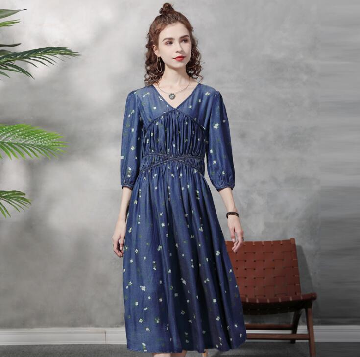 ★ロングワンピース★デニムワンピース ゆったり カジュアルウェア 2021年秋冬新作 OLワンピース CONFOR 問屋・仕入れ・卸・卸売の専門【仕入れならNETSEA】