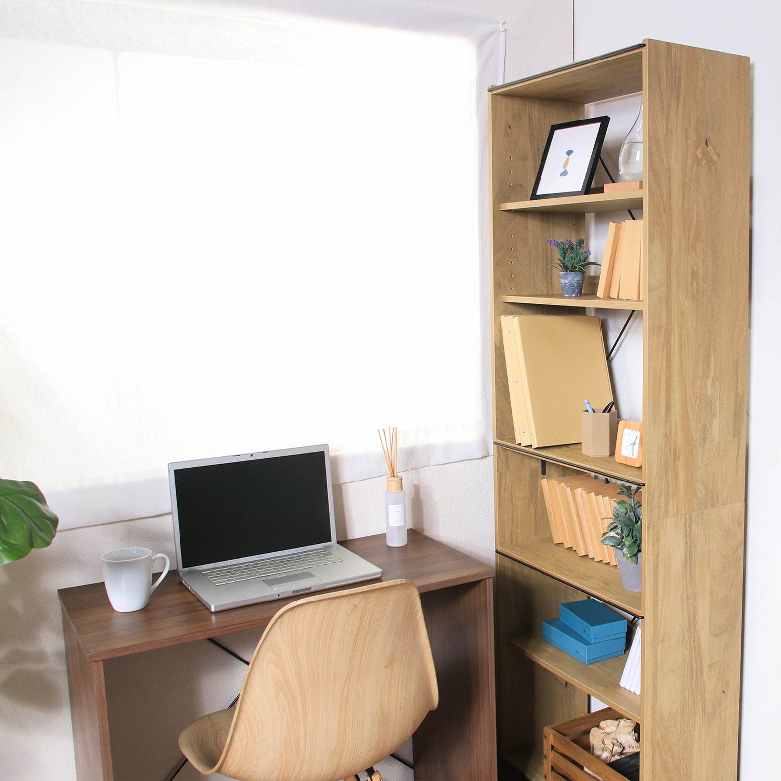 EZBOオープンラック6段 オークナチュラル | 卸売・ 問屋・仕入れの専門サイト【NETSEA】