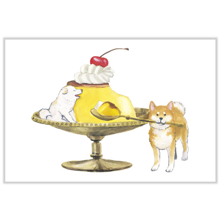 しばいぬとおやつポストカード K01-PU-93 | 卸売・ 問屋・仕入れの専門サイト【NETSEA】