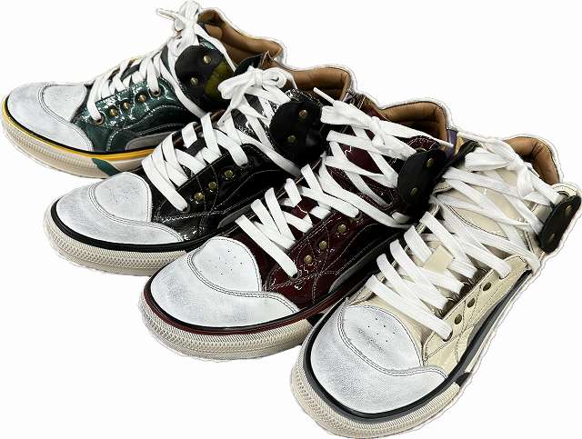 エナメルカジュアルスニーカー ユーズド加工 GR-7003 | 卸売・ 問屋・仕入れの専門サイト【NETSEA】