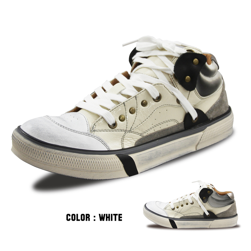 エナメルカジュアルスニーカー ユーズド加工 GR-7003 株式会社 エムディ企画 | 卸売・ 問屋・仕入れの専門サイト【NETSEA】