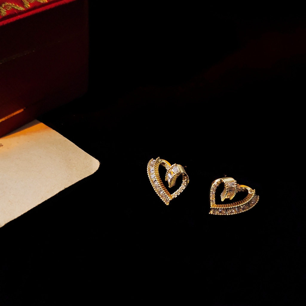 ハートピアス アクセサリー 韓国ファッション デザイン INS シルバー925ポスト | 卸売・ 問屋・仕入れの専門サイト【NETSEA】