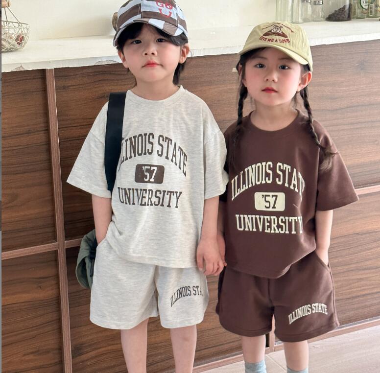 2024★夏新作★韓国風子供服★トップス＋ズボン★2色80-150CM BBM 株式会社 問屋・仕入れ・卸・卸売の専門【仕入れならNETSEA】