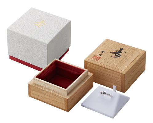 寿リング1本差しケース桐箱 寿マーク入り紅白外箱付 12個入り AR-RW270 | 卸売・ 問屋・仕入れの専門サイト【NETSEA】