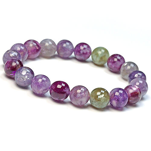 約10mm キラキラ ミックスレピドライトシリカ リチア雲母 Mixマイカ ブレスレット | 卸売・ 問屋・仕入れの専門サイト【NETSEA】