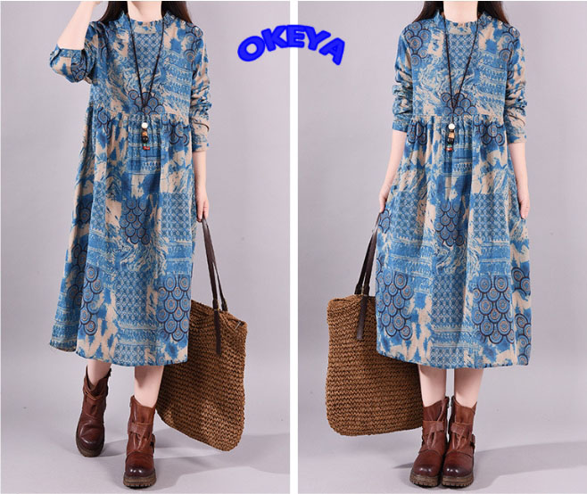 2024年秋新作 レディース服 ワンピース ロングワンピース 長袖 カジュアル チュニック M#-2XL# | 卸売・ 問屋・仕入れの専門サイト【NETSEA】