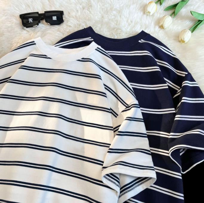 2024春夏新作 メンズ 男 カジュアル 半袖 丸首 ボーダー柄 トップス Tシャツ インナー M-3XL | 卸売・ 問屋・仕入れの専門サイト【NETSEA】