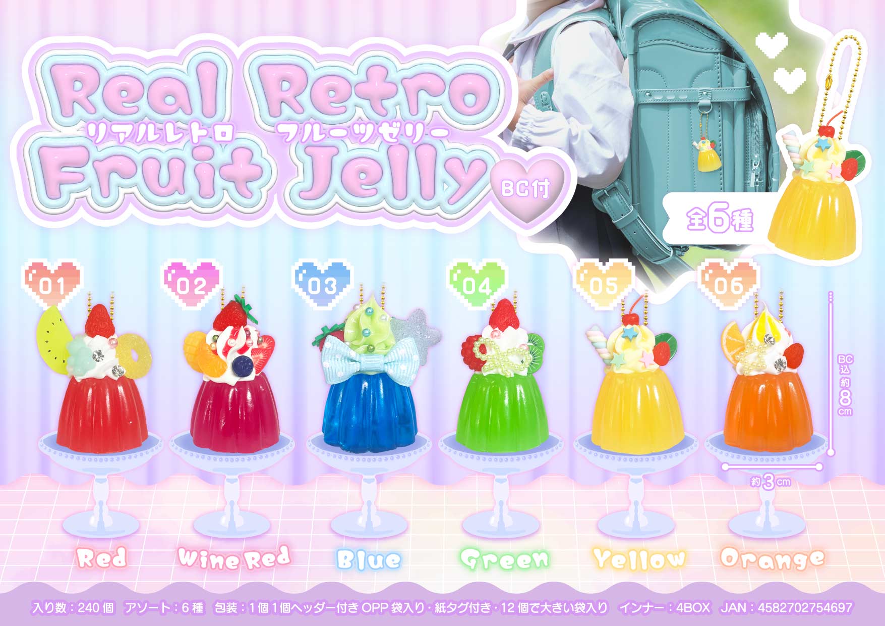 リアルレトロフルーツゼリーBC付 | 卸売・ 問屋・仕入れの専門サイト【NETSEA】