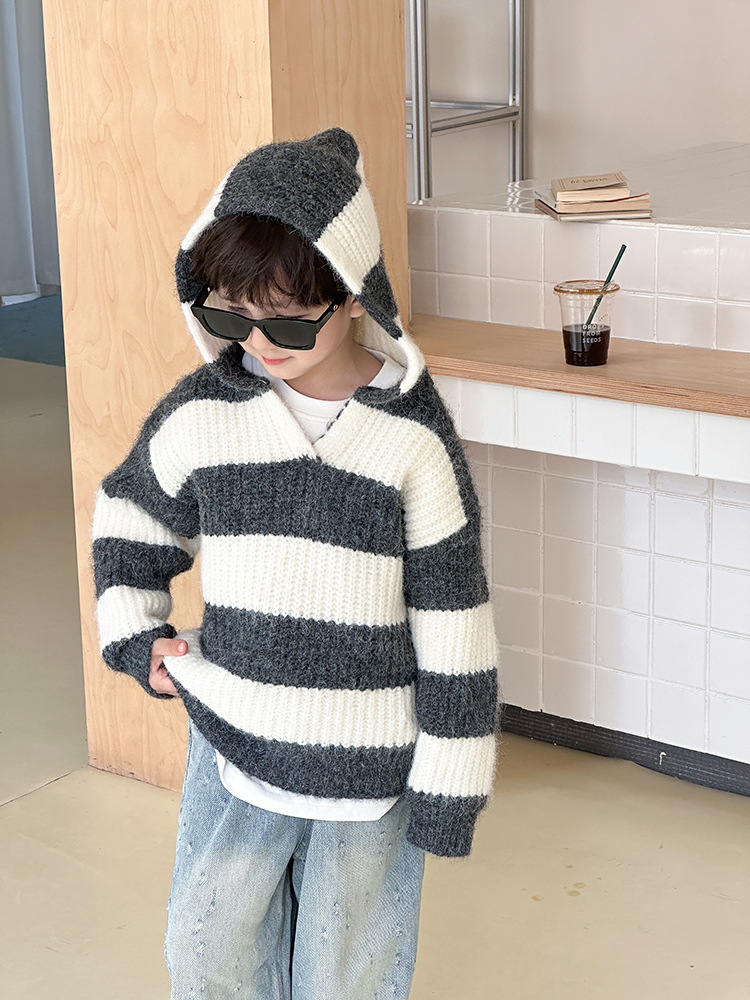 2024秋冬新作★韓国風子供服★ベビー服 ★キッズ服★アパレル★丸首のセーター 90-160 福聖 合同会社 問屋・仕入れ・卸・卸売の専門【仕入れならNETSEA】