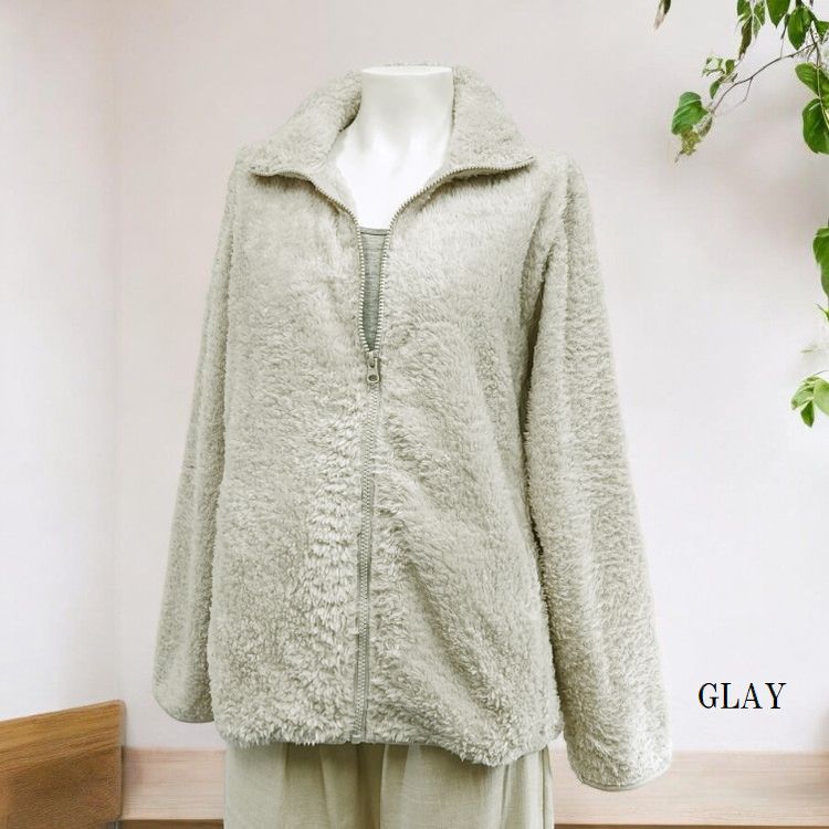 【値下げしました！】ふんわり暖か 総ボアジップジャケット 大きな3Lサイズまで！ ヨーキー・コーポレーション 株式会社 | 卸売・ 問屋・仕入れの専門サイト【NETSEA】