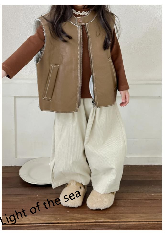 2024新作い韓国風子供服 ベビー服 キッズ 女の子 チョッキ 90cm-140cm 個人事業主 Light of the sea | 卸売・ 問屋・仕入れの専門サイト【NETSEA】