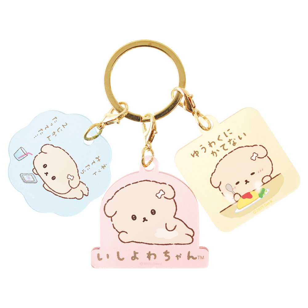 【3月入荷】IY-5546590ST いしよわちゃん3チャームキーホルダー スタンダード 雑貨のFULTAC（フルタック） | 卸売・ 問屋・仕入れの専門サイト【NETSEA】