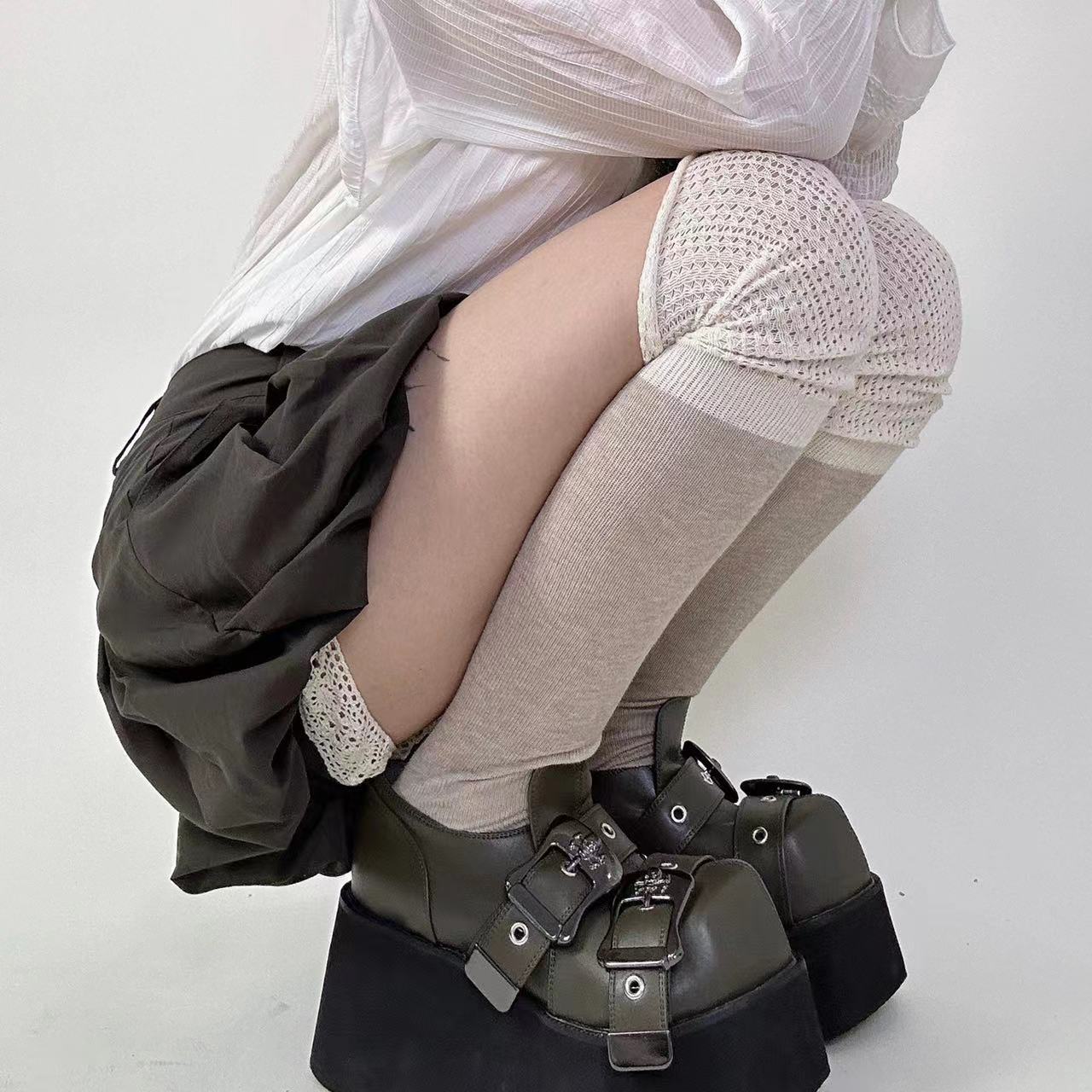 レッグウォーマー ルーズソックス 靴下 JK ins 韓国靴下 | 卸売・ 問屋・仕入れの専門サイト【NETSEA】