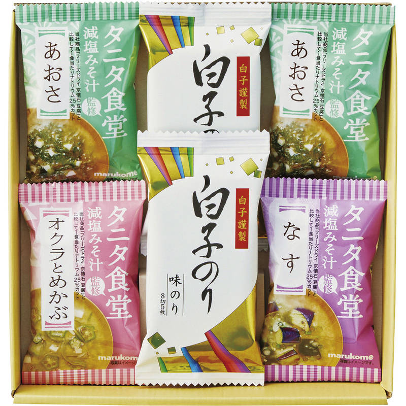 タニタ食堂監修減塩みそ汁・白子のり詰合せ ST-15 | 卸売・ 問屋・仕入れの専門サイト【NETSEA】