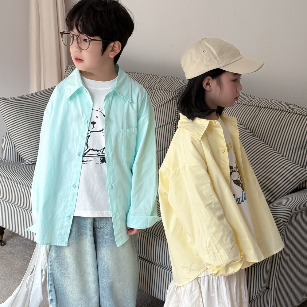 2025★春秋新作★韓国風子供服★シャツ★90cm～150cm 2色 BBM 株式会社 | 卸売・ 問屋・仕入れの専門サイト【NETSEA】