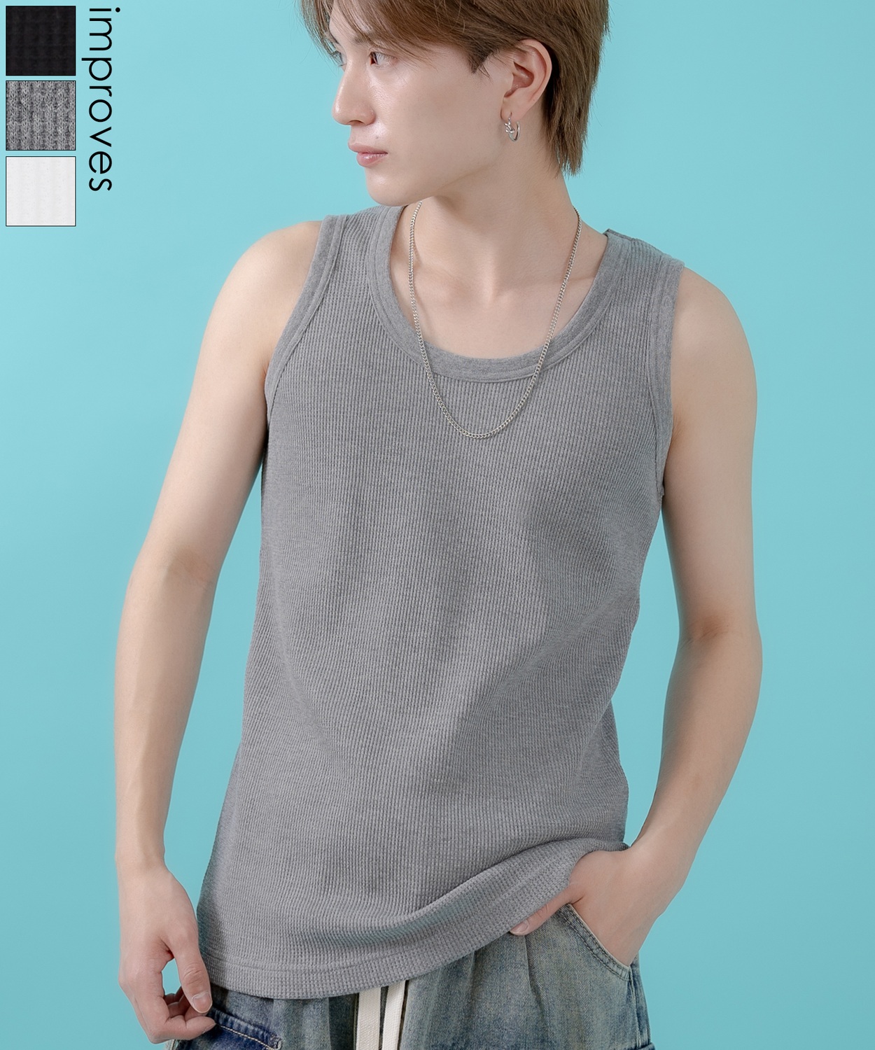 【SIDEWAYSTANCE】ワッフルタンクトップ | 卸売・ 問屋・仕入れの専門サイト【NETSEA】