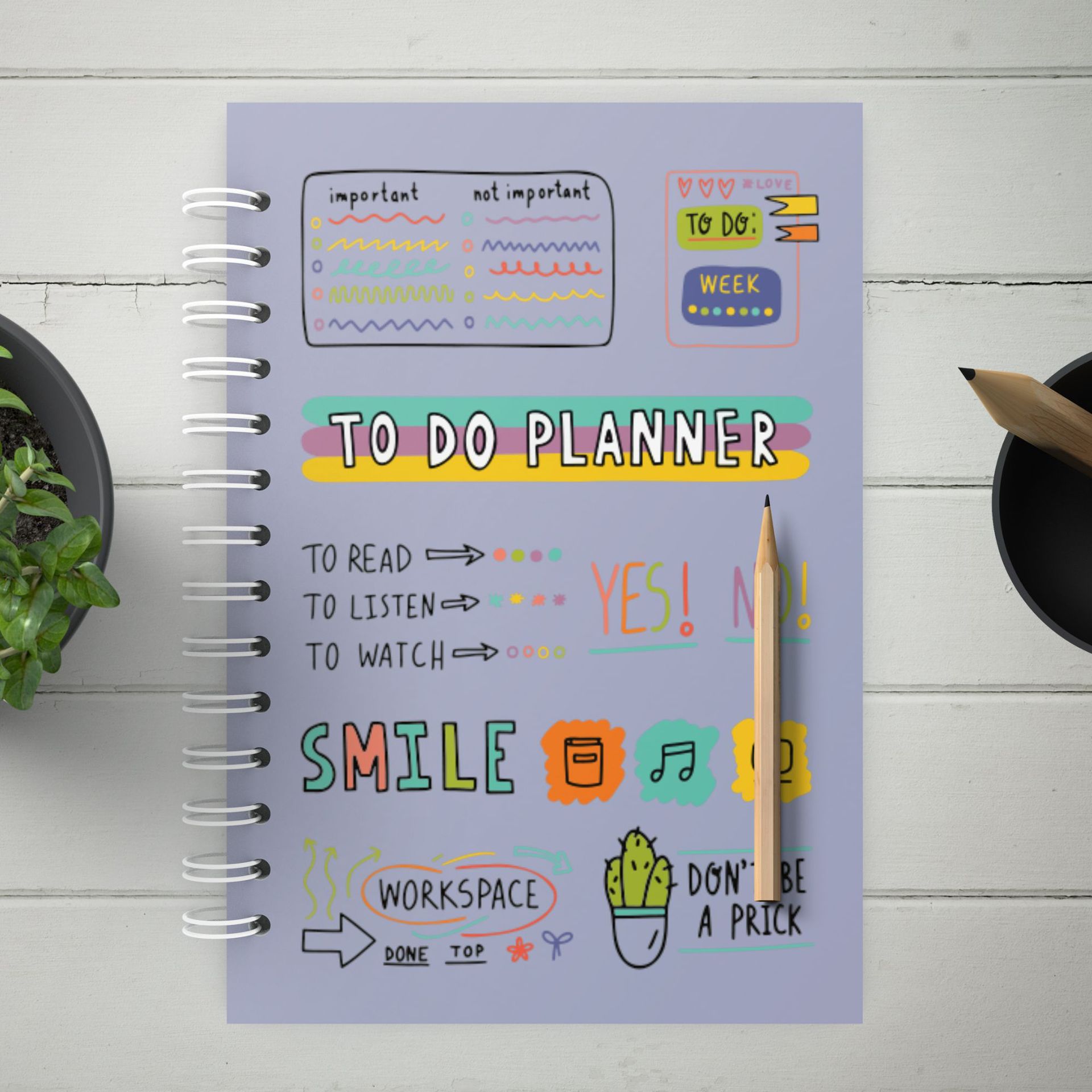 日付なしスケジュール帳 A5 Simplified Planner 紫 | 卸売・ 問屋・仕入れの専門サイト【NETSEA】