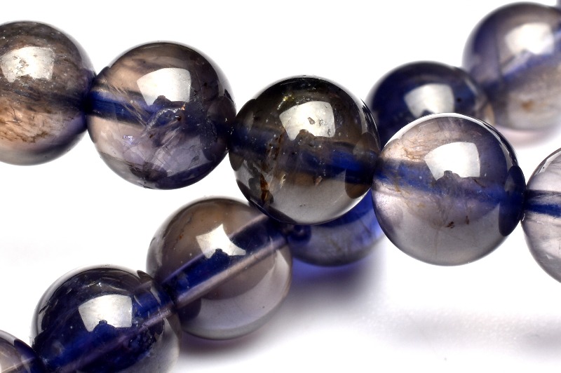 【1点物】透過性抜群 多色 アイオライト 7.5mm ブレスレット _M7467 | 卸売・ 問屋・仕入れの専門サイト【NETSEA】