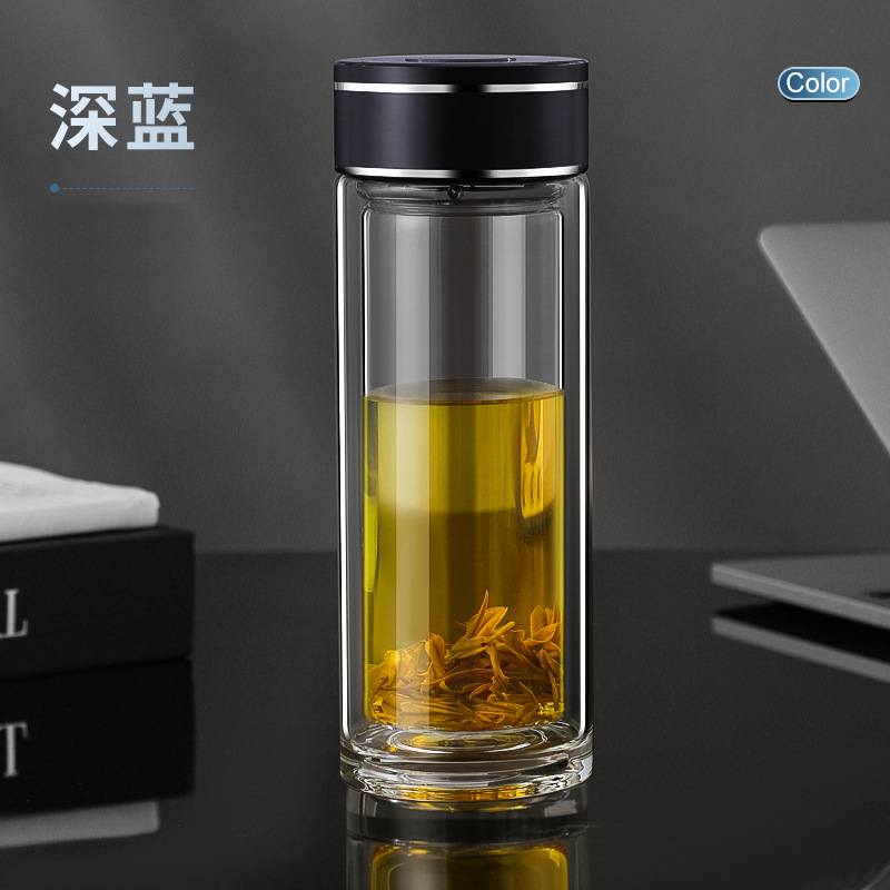 高ホウ素シリコン耐熱お茶カップ フィルター付き 380ml 紺色 | 卸売・ 問屋・仕入れの専門サイト【NETSEA】