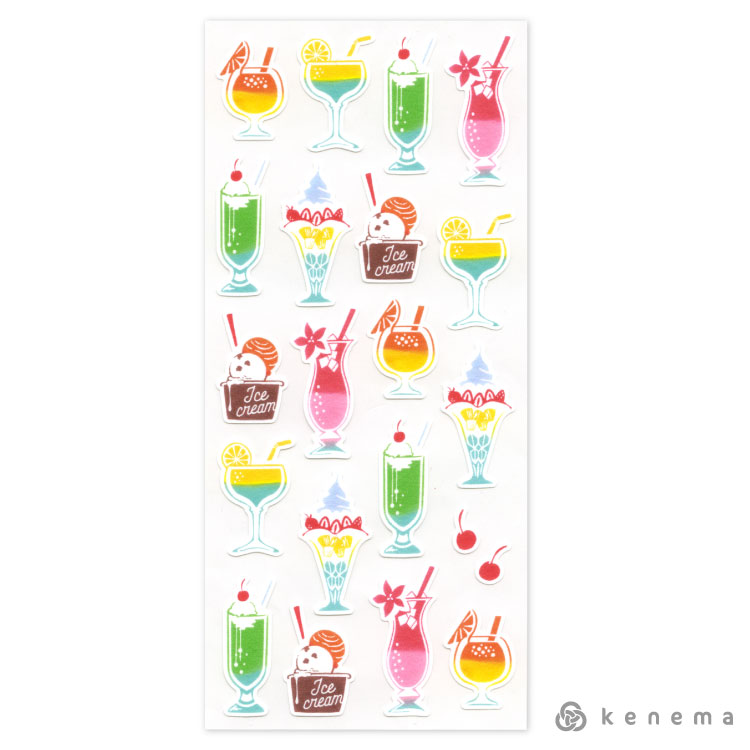 夏・kenema夏いろシール トロピカルジュース ST-613s | 卸売・ 問屋・仕入れの専門サイト【NETSEA】
