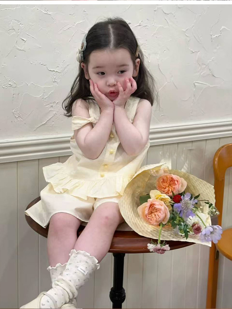 2025新作韓国子供服 ベビー服 キッズ 女の子キャミソール+キュロットスカート分けて販売 80cm-130cm | 卸売・ 問屋・仕入れの専門サイト【NETSEA】