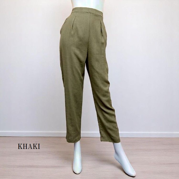 ナチュラルな風合い＆さらり涼やか 麻混 テーパードパンツ | 卸売・ 問屋・仕入れの専門サイト【NETSEA】
