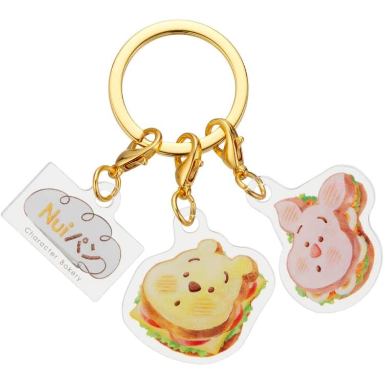 くまのプーさん 3連アクリルキーホルダー サンドウィッチ Nuiパン | 卸売・ 問屋・仕入れの専門サイト【NETSEA】