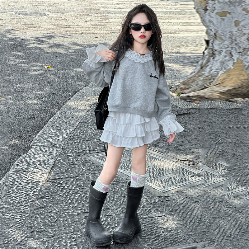 2025★春秋新作★韓国風子供服★トップス★スカート★120cm～170cm 2色 | 卸売・ 問屋・仕入れの専門サイト【NETSEA】