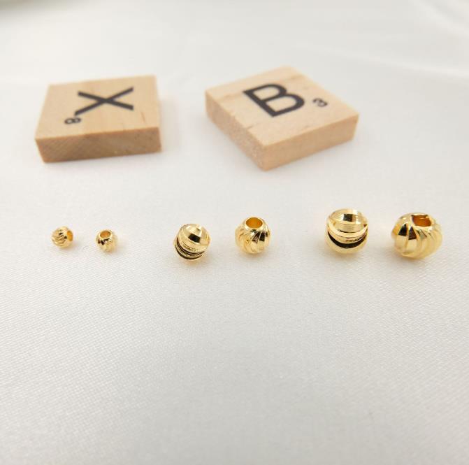 DIYジュエリー用パーツ 14Kゴールドメッキ 変色しない 銅ビーズ スペーサー ハンドメイドブレスレット用 | 卸売・ 問屋・仕入れの専門サイト【NETSEA】