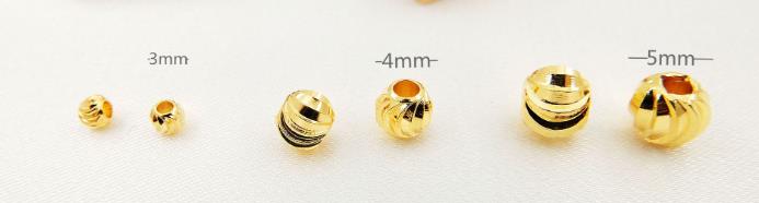 DIYジュエリー用パーツ 14Kゴールドメッキ 変色しない 銅ビーズ スペーサー ハンドメイドブレスレット用 | 卸売・ 問屋・仕入れの専門サイト【NETSEA】